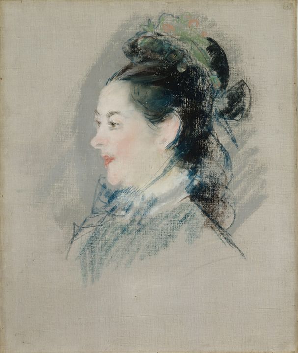 Édouard Manet~Lady with a Bonnet - Treasury Classic - Paintings ...