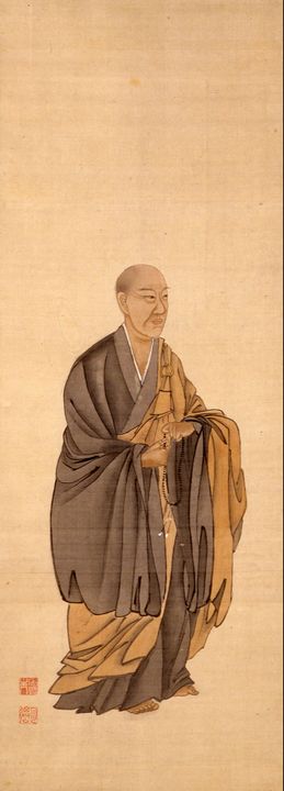 GESSEN~Standing Monk (Self-portrait) - Treasury Classic - Paintings ...