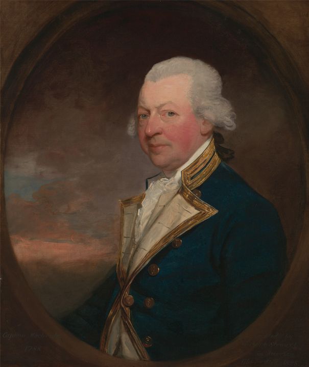 Gilbert Stewart~Captain John MacBrid - Treasury Classic - Paintings ...