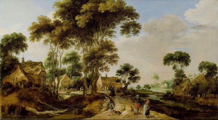 Gillis d'Hondecoeter~The Country Roa - Treasury Classic - Paintings ...