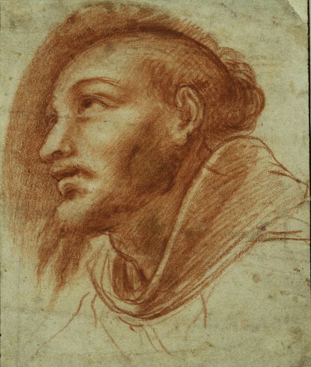 Giovanni Battista Crespi~Study of a - Treasury Classic - Paintings ...