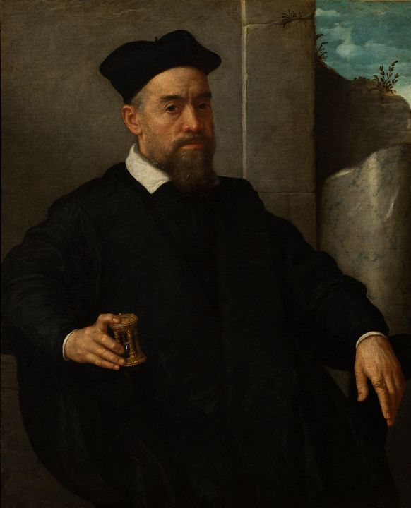 Giovanni Battista Moroni~Portrait of - Treasury Classic - Paintings ...