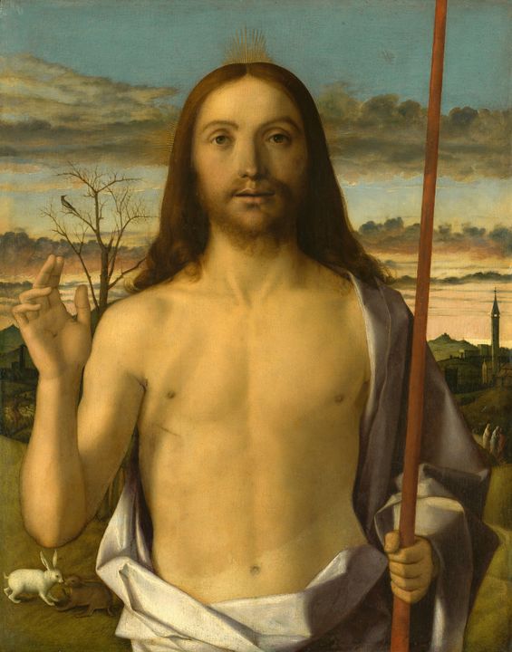 Giovanni Bellini~Christ Blessing - Treasury Classic - Paintings ...