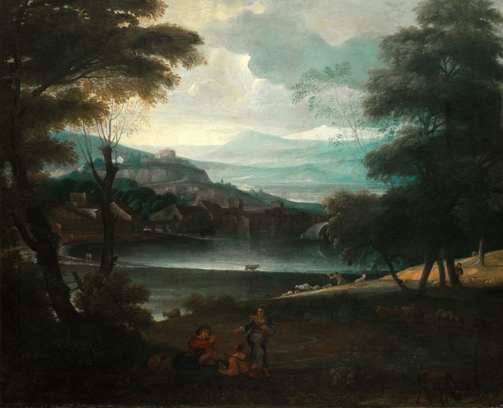 Giovanni Francesco Grimaldi~Landscap - Treasury Classic - Paintings ...