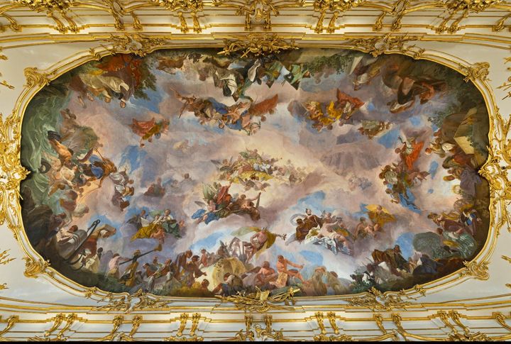 Gregorio Guglielmi~Glorification of - Treasury Classic - Paintings ...