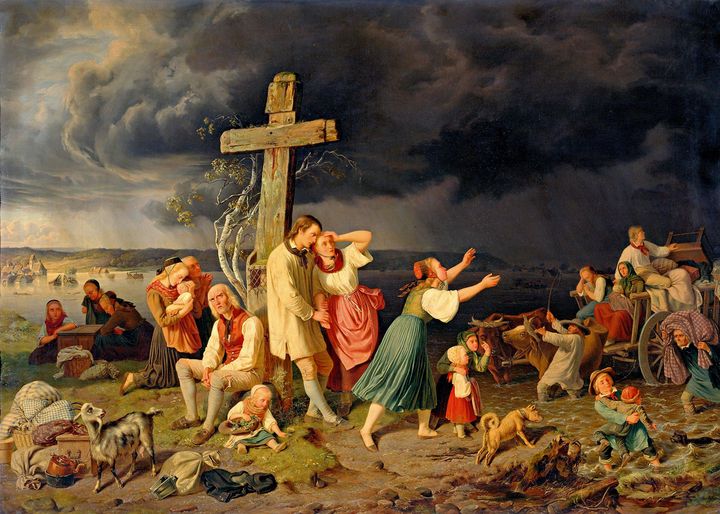 Heinrich Franz Gaudenz von Rustige~F - Treasury Classic - Paintings ...