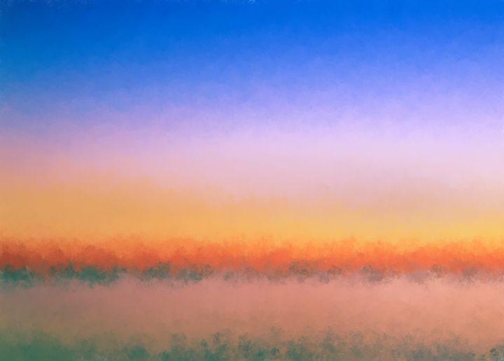 Sunset Layers - Aleksandra JJ Galery - Digital Art & AI, Landscapes ...