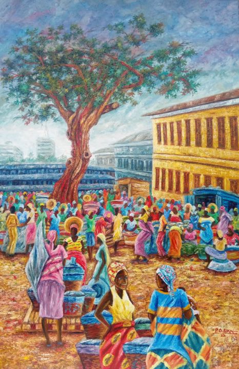 WOMEN IN BUSINESS - P.O. SIKA - Paintings & Prints, People & Figures ...