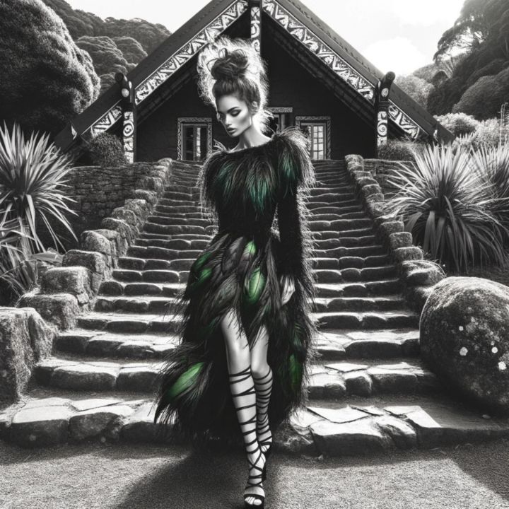 Tribal Vogue - Te Mahara Taonga - Digital Art & AI, Ethnic, Cultural ...