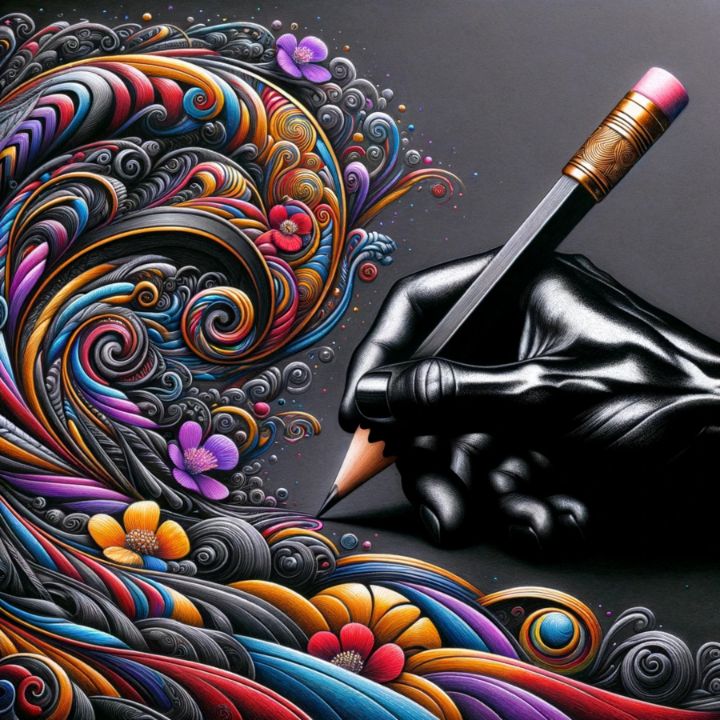 Creative Swirls and Floral Art - Te Mahara Taonga - Digital Art & AI ...