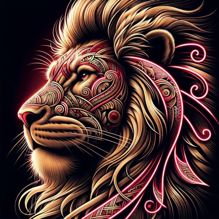 Crimson Marked Sovereign - Te Mahara Taonga - Digital Art & AI, Animals ...