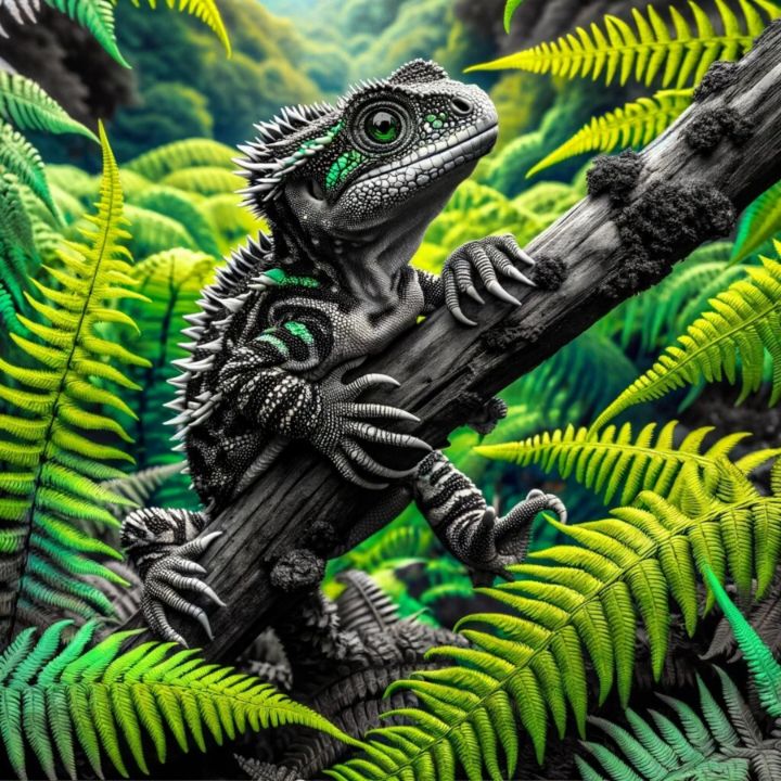 Forest Sentinel - Te Mahara Taonga - Digital Art & AI, Animals, Birds ...