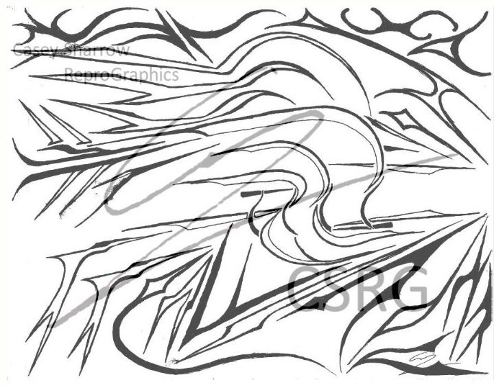 Typhoon Flightpath - Sharrow Art - Drawings & Illustration, Abstract ...