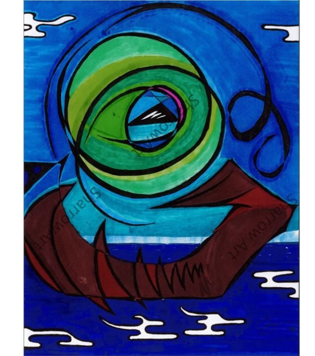 Cycloptic Crusader - Sharrow Art - Drawings & Illustration, Abstract ...