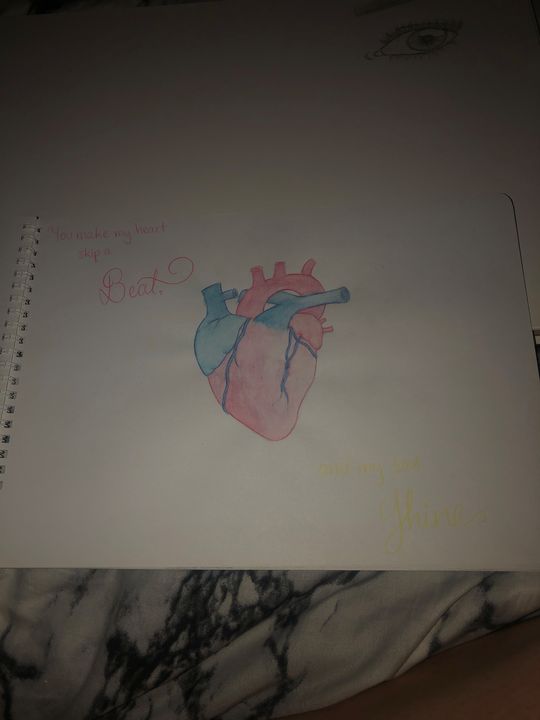 Beating Heart ️ - Art by Sarah - Drawings & Illustration, Abstract ...