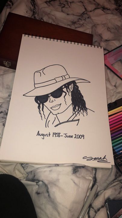 Michael Jackson - Art by Sarah - Drawings & Illustration, People ...