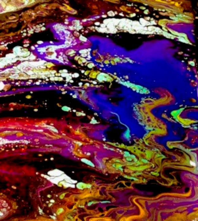 Deep Purple Painting - www.Uniqueliquidartfindsstore.com - Paintings ...