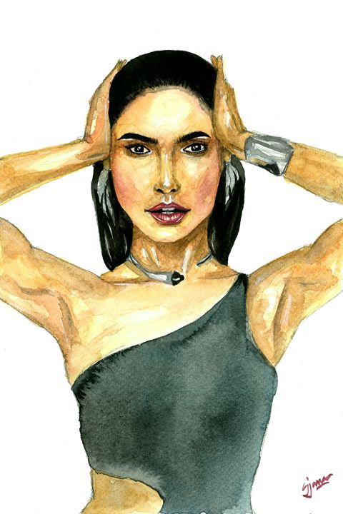 Gal Gadot - Suvasree Jana - Paintings & Prints, People & Figures, Celebrity, Actresses - ArtPal