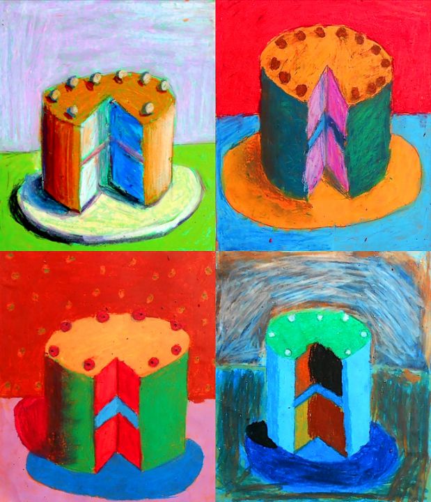 Wayne Thiebaud - best art - Paintings & Prints, Abstract, Color - ArtPal