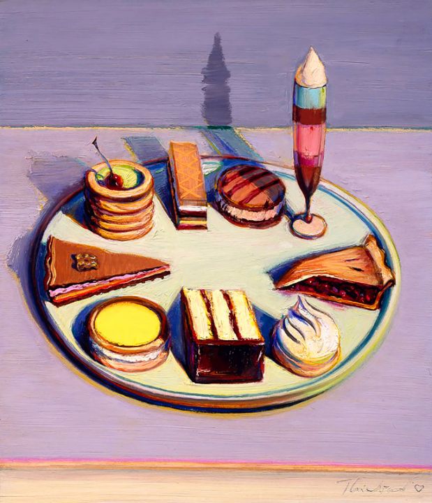 Wayne Thiebaud - best art - Paintings & Prints, Abstract, Color - ArtPal