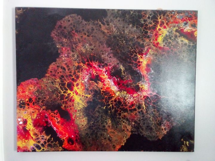 Figure of Fiery Passion - Gifted Spirit - Paintings & Prints, Abstract ...