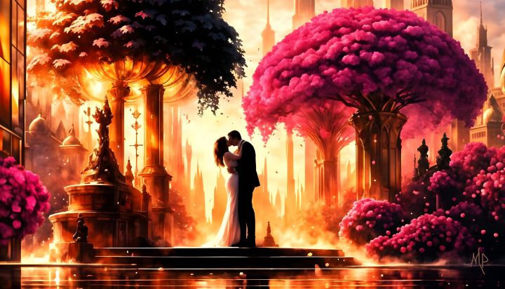 Love In Sepia - NineCats Studio - Digital Art & AI, People & Figures ...