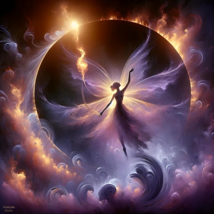 The Moonfire Fairy - NineCats Studio - Digital Art & AI, Fantasy ...