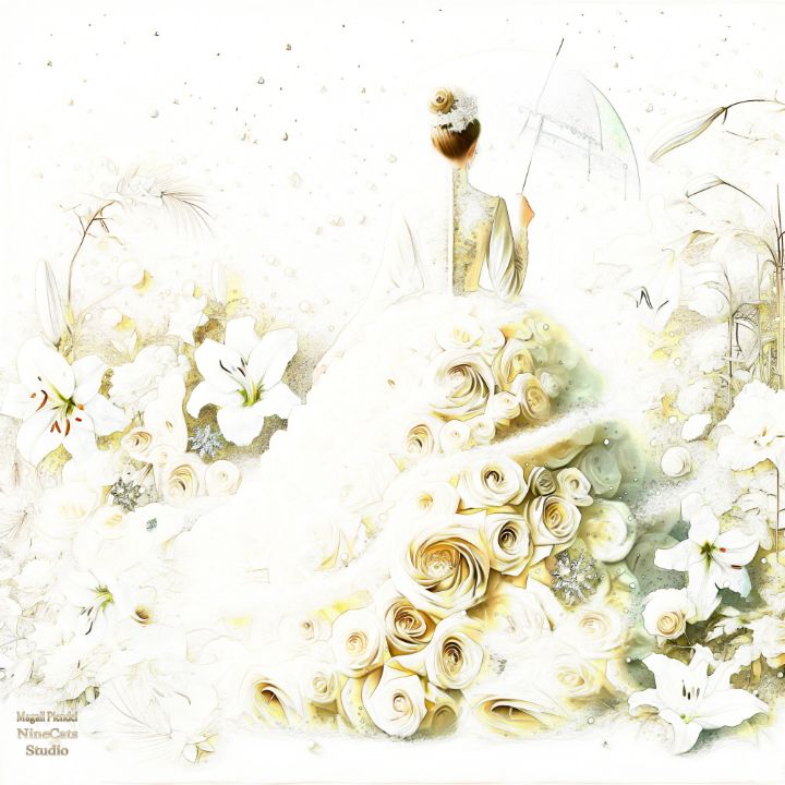 Heavenly Wedding - NineCats Studio - Digital Art & AI, People & Figures ...