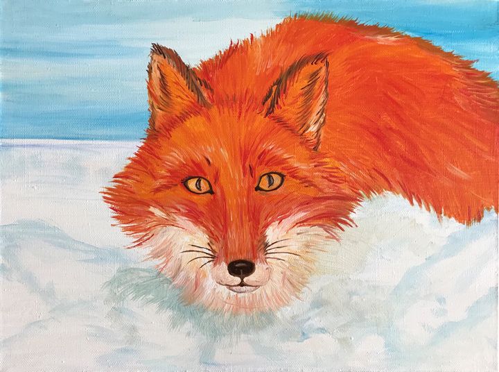 Fox - Alina Morozova - Paintings & Prints, Animals, Birds, & Fish, Fox ...