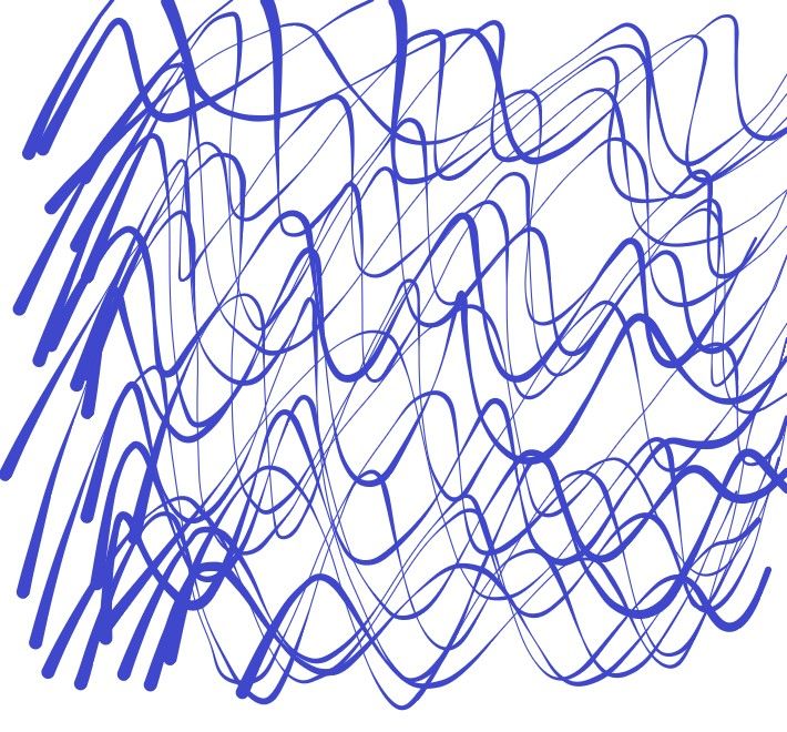 Squiggle waves - Jeff Guerrero - Digital Art & AI, Abstract, Movement ...