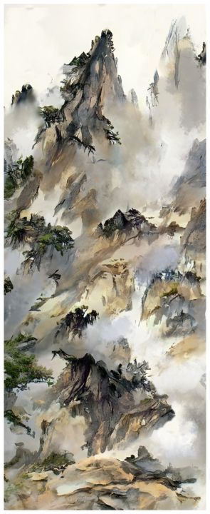 Ink Mountains - George Lai Studio - Paintings & Prints, Landscapes ...