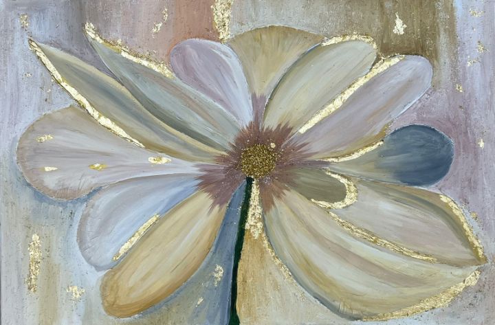 Gold Rose - White Faith - Paintings & Prints, Flowers, Plants, & Trees ...