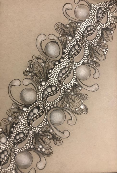 Hidden Strand of Pearls - KairElizabeth - Drawings & Illustration ...