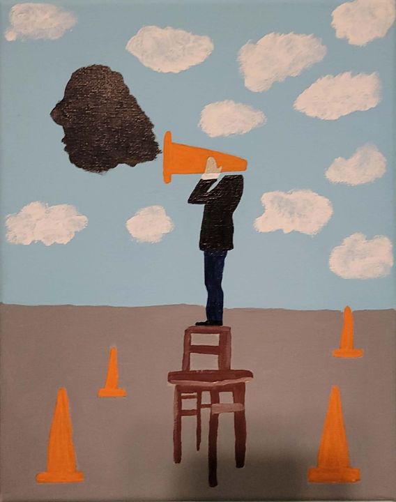 Be cautious of yourself - Tara Angel - Paintings & Prints, Abstract ...