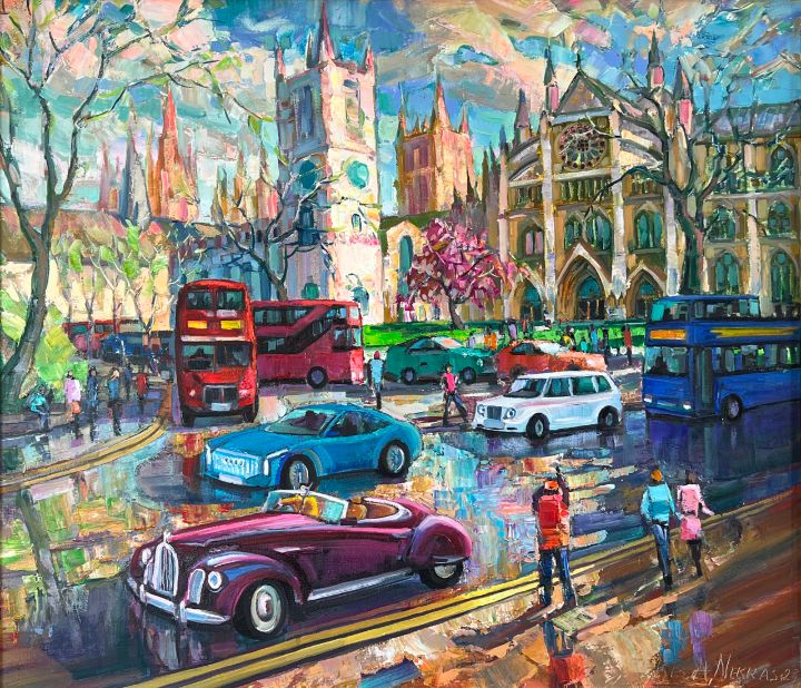 WESTMINSTER - Andriy Nekrasov - Paintings & Prints, Buildings ...