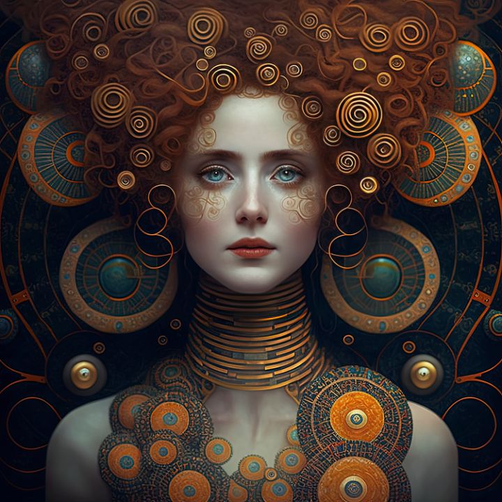 Creative portrait. Contemporary art - CreativAity - Digital Art & AI ...