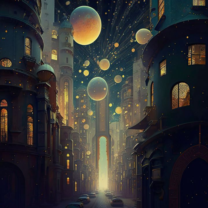 Dream City. Contemporary art - CreativAity - Digital Art & AI ...