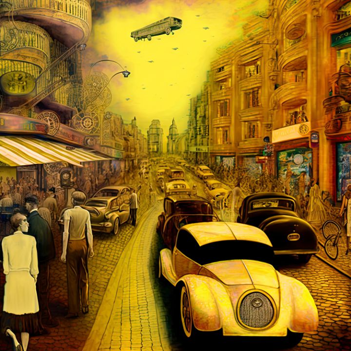 Dream City. Contemporary art - CreativAity - Digital Art & AI ...