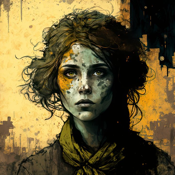 Women in textures. Creative portrait - CreativAity - Digital Art & AI ...