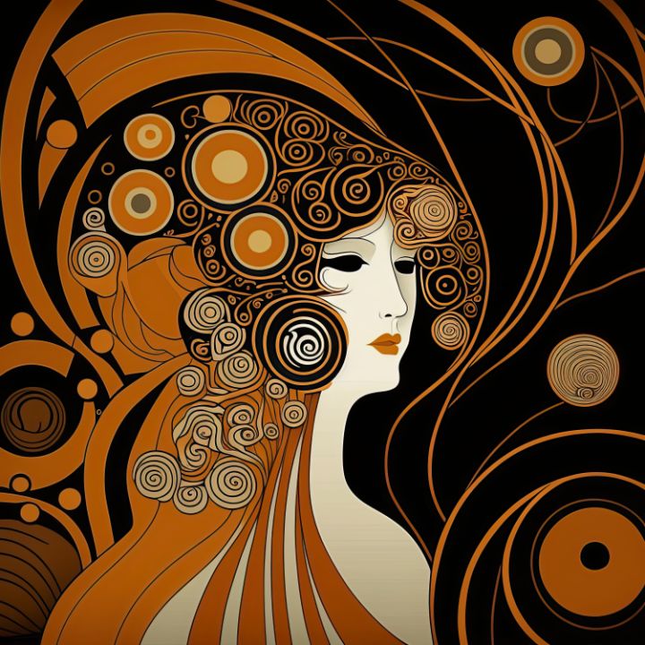 Women in textures. Creative portrait - CreativAity - Digital Art & AI ...