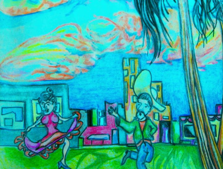 Cinco de Mayo Dancers - Mason Malone - Drawings & Illustration, People ...