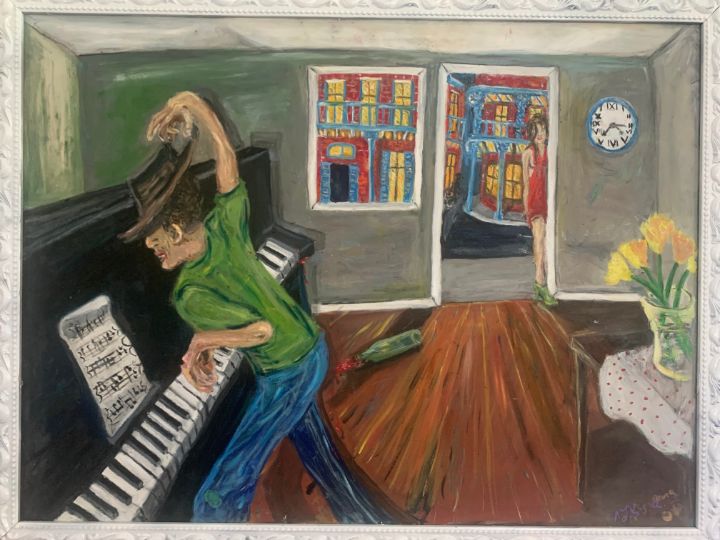 Baby S Playing the Piano for the Lad - Matthew Sullivan Azcona Art and ...