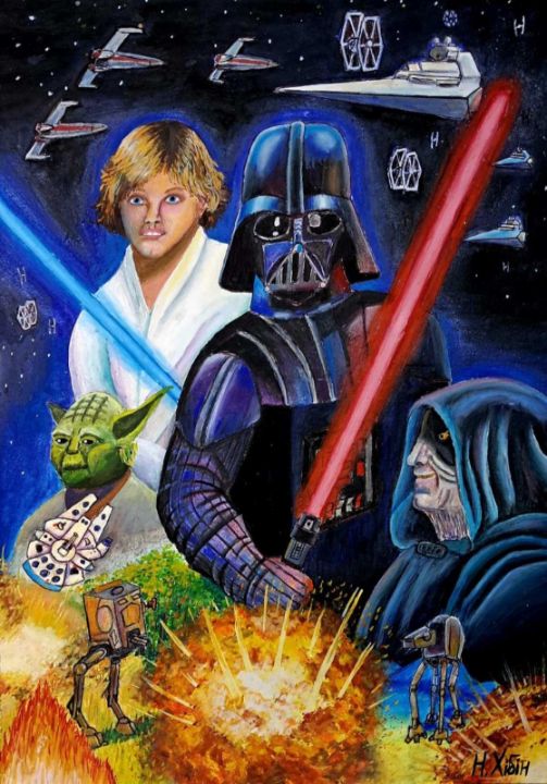 Звездные войны илюстрация №3 - Creativity without limits - Drawings & Illustration, Fantasy ...