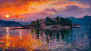 Monet Inspired Landscape - TopArtDigital - Digital Art & AI, Landscapes ...