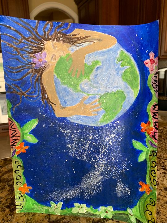 Mother Protect Us - Kathi Jacobs Fodor - Paintings & Prints, Astronomy ...