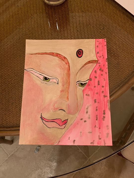 Female Buddha - Kathi Jacobs Fodor - Paintings & Prints, Ethnic ...