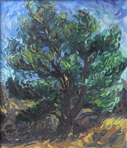 Fir Tree - Charles Leopardo - Paintings & Prints, Landscapes & Nature ...