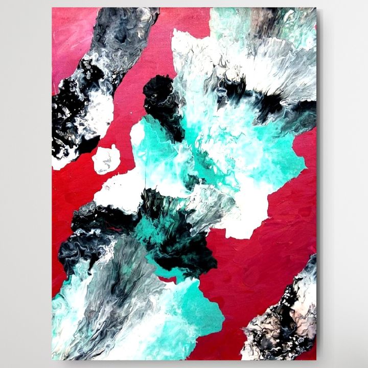 Crazy - Anna - Paintings & Prints, Abstract, Figurative - ArtPal