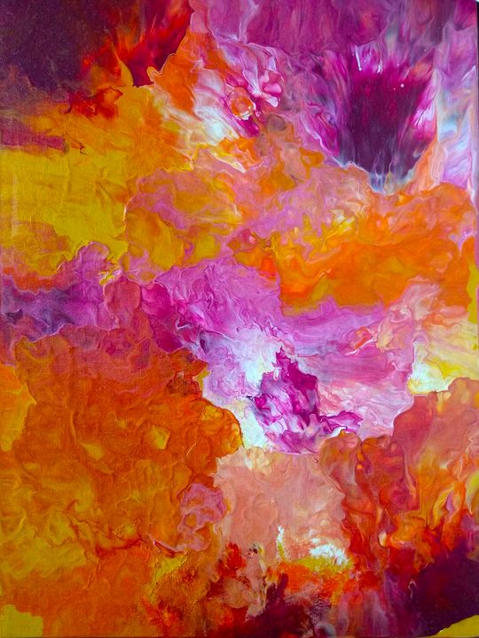 The beginning - Anna - Paintings & Prints, Abstract, Color - ArtPal