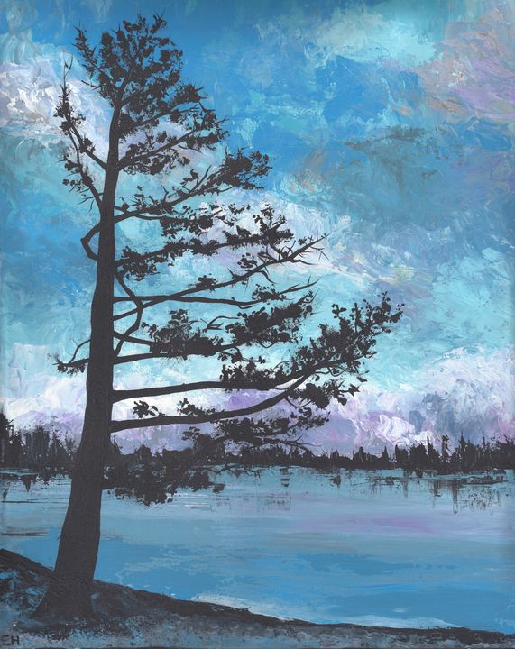 Lone Pine - ElizabethPaintingCo - Paintings & Prints, Landscapes ...